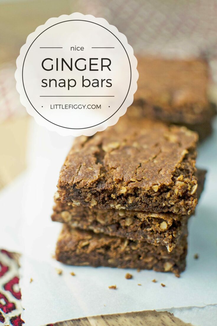 Ginger Snap Bars