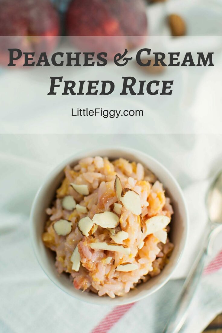 Peaches and Cream Fried Rice