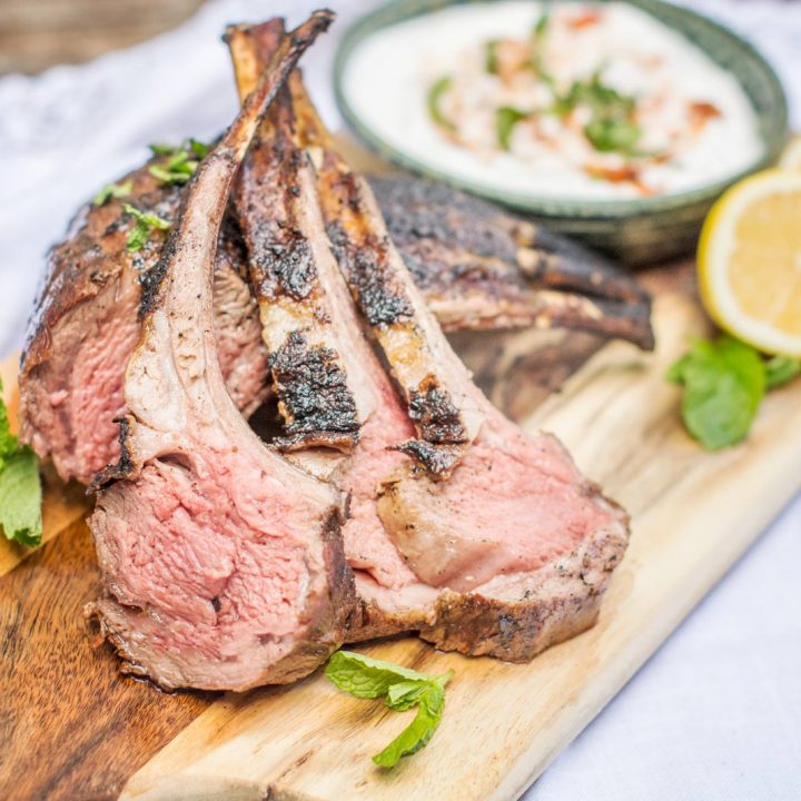 Quick and Easy Dinner - Moroccan Grilled Rack of Lamb
