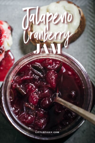 Jalapeno Cranberry Jam Recipe - Little Figgy Food
