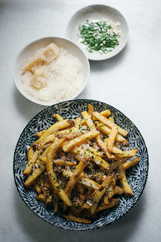 The Best Parmesan Truffle Fries Recipe - Little Figgy Food